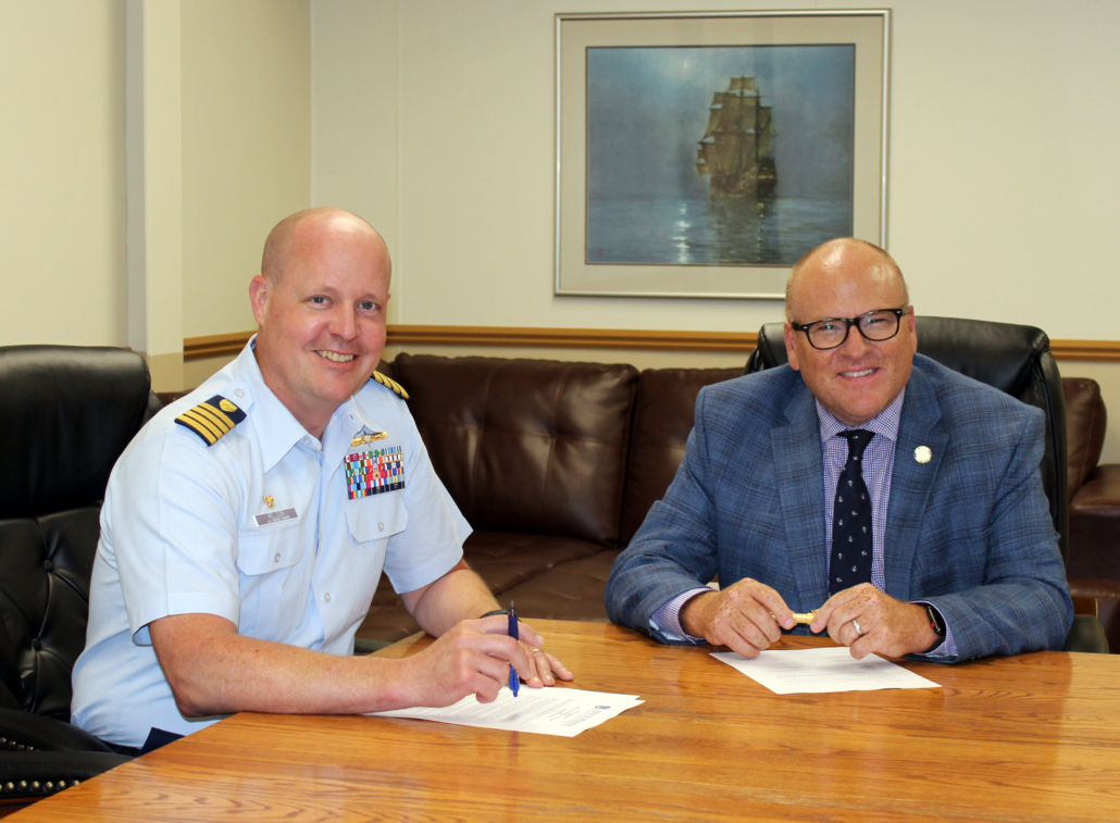 Coast Guard and LSSU Renew Agreement - Laker Log: August 2019