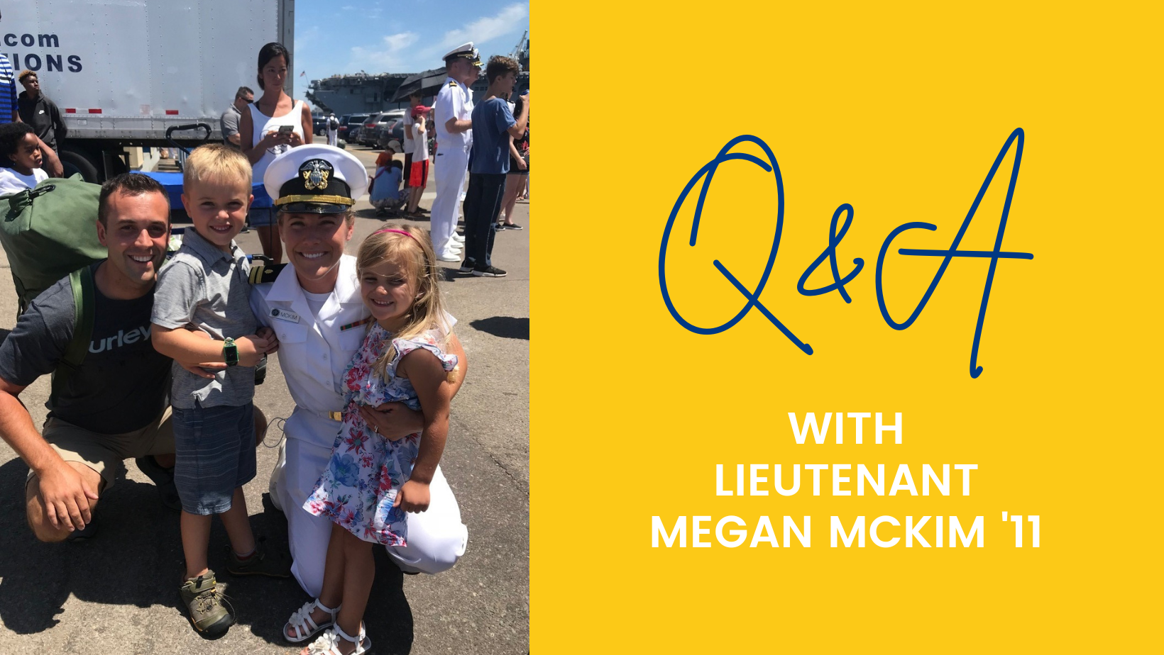 Q&A with Lieutenant Megan McKim '11 - Laker Log: Fall 2022